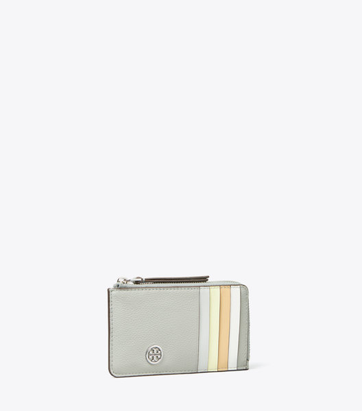 Robinson Pebbled Zip Card Case | Tory Burch